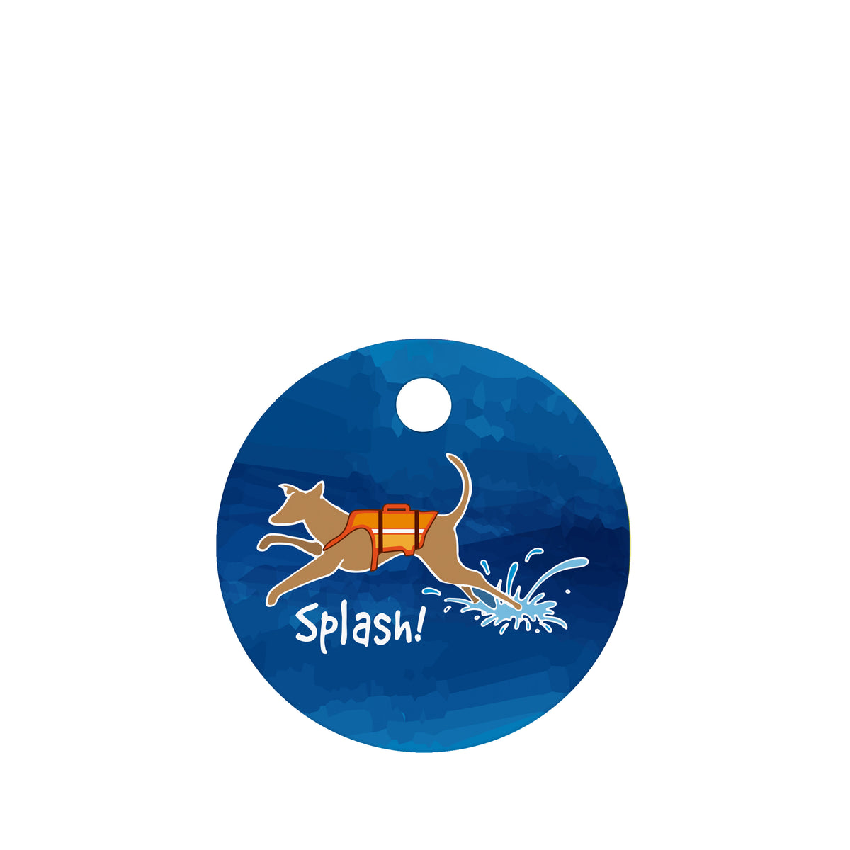 Splash Pet ID Tag - Easy to Read, Unique, Custom Pet Tag for Dogs ...